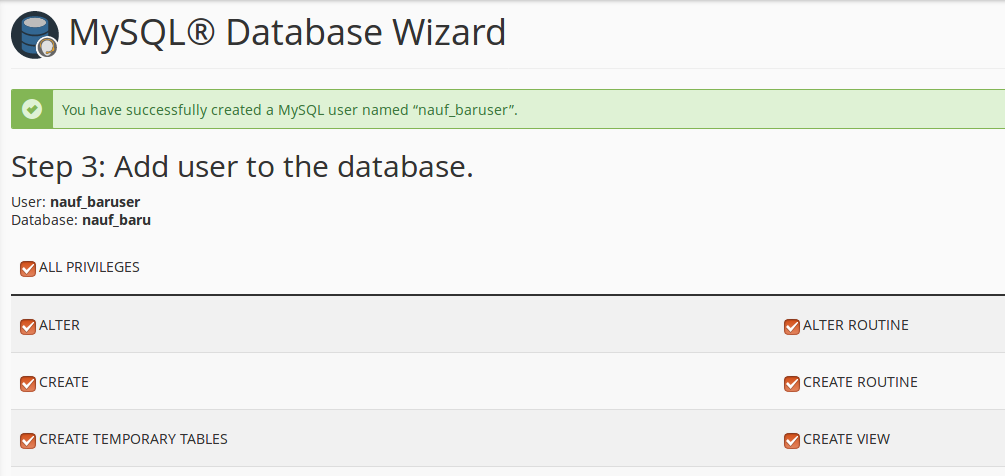 Membuat Database Baru dengan MySQL Database di cPanel - Basis ...