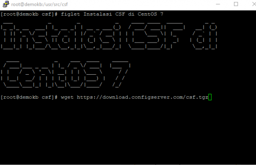 Instalasi ConfigServer Firewall (CSF) di CentOS 7 - Basis Pengetahuan Kenceng Solusindo